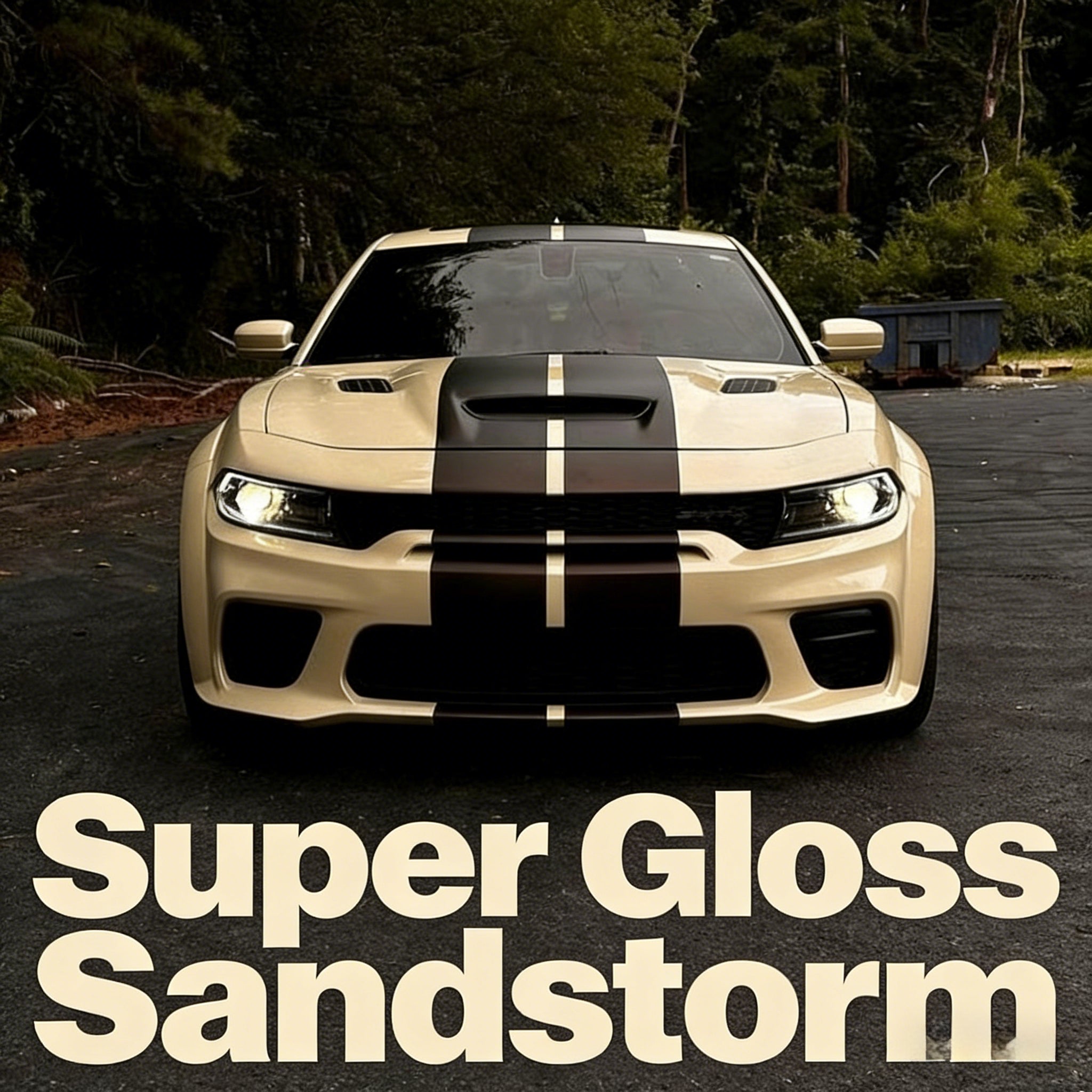 Dodge Super Gloss Sandstorm Car Vinyl Wrap – CarwrapLab