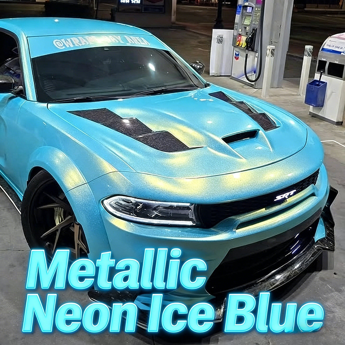 Make a Statement: The Unrivaled Style of Metallic Neon Ice Blue Car Vi ...
