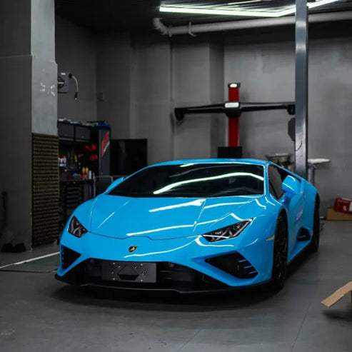 Gloss Crystal Blue Sky Car Vinyl Wrap – CarwrapLab